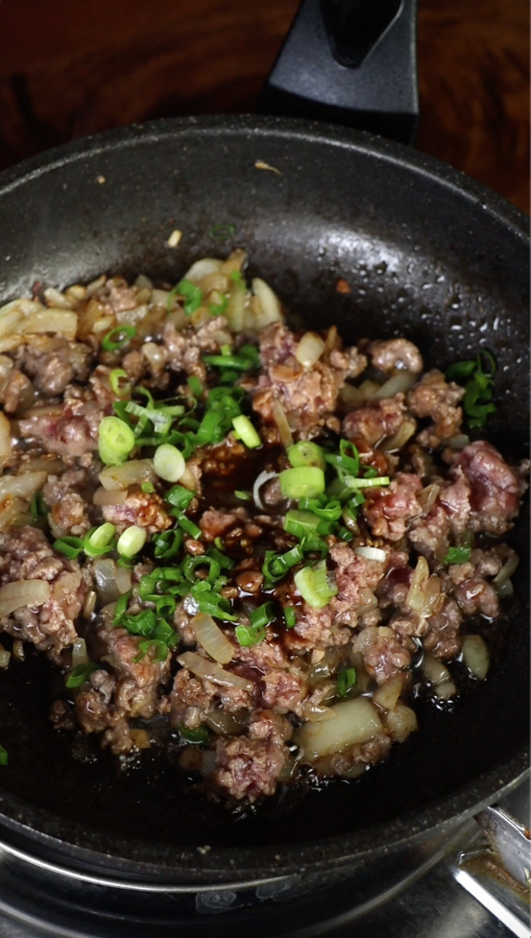 Super Delicious Ground Beef Over Rice - Another Food Lover