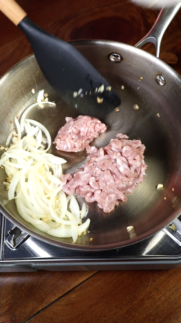 Super Tasty Ground Pork Udon - Another Food Lover