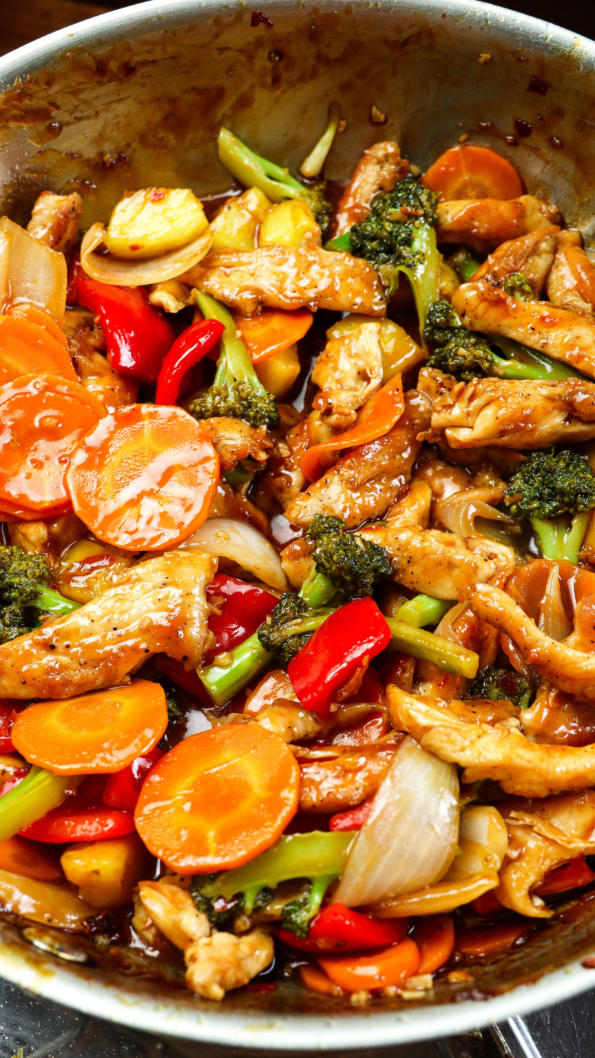 Sweet And Sour Chicken Vegetables - Another Food Lover