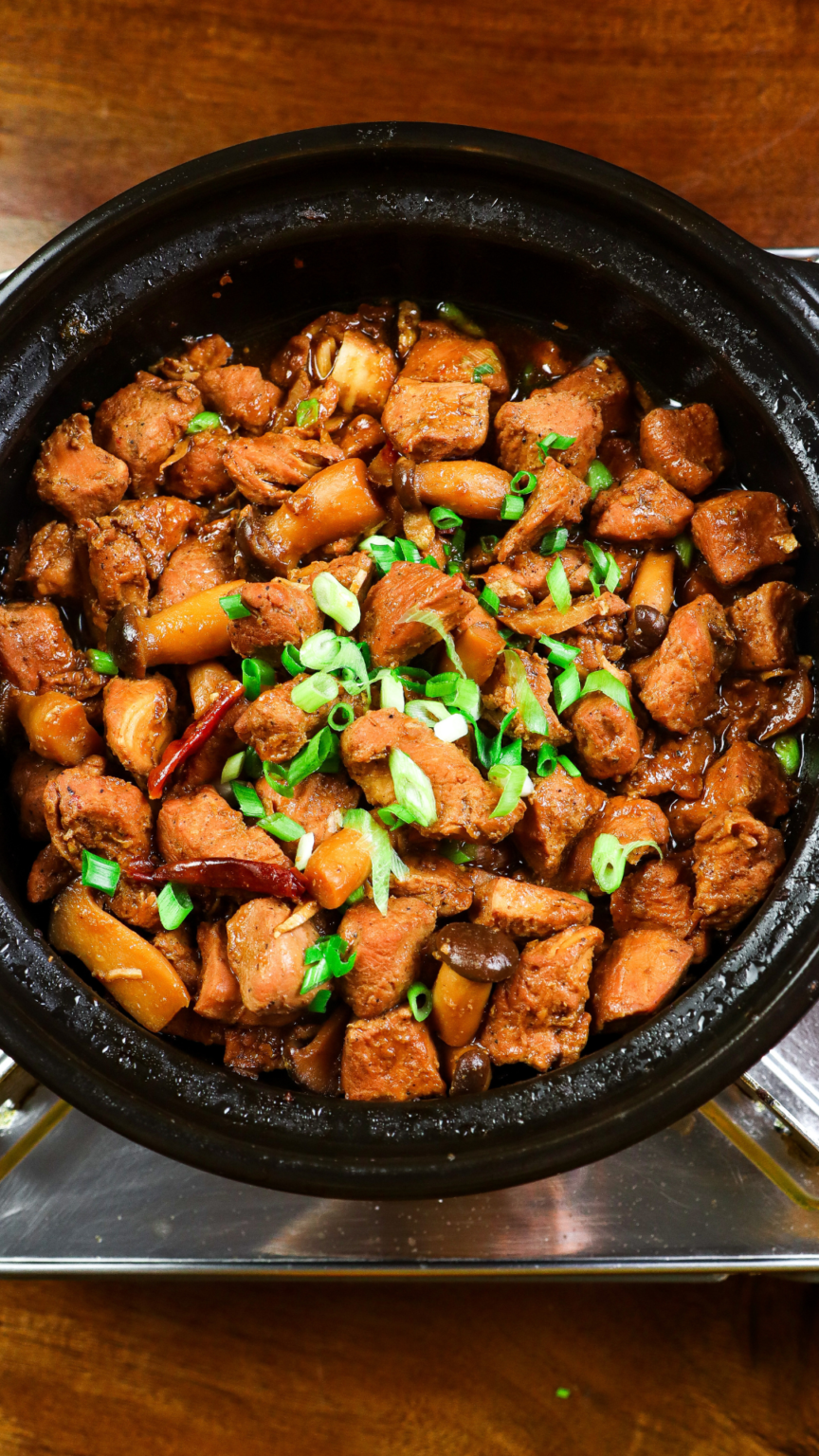 Braised Ginger Chicken Mushroom - Another Food Lover